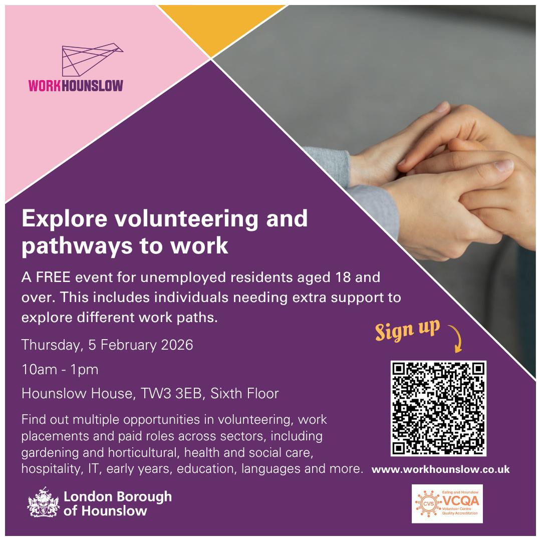 Exploring volunteering and pathways into work | Let's Talk Hounslow
